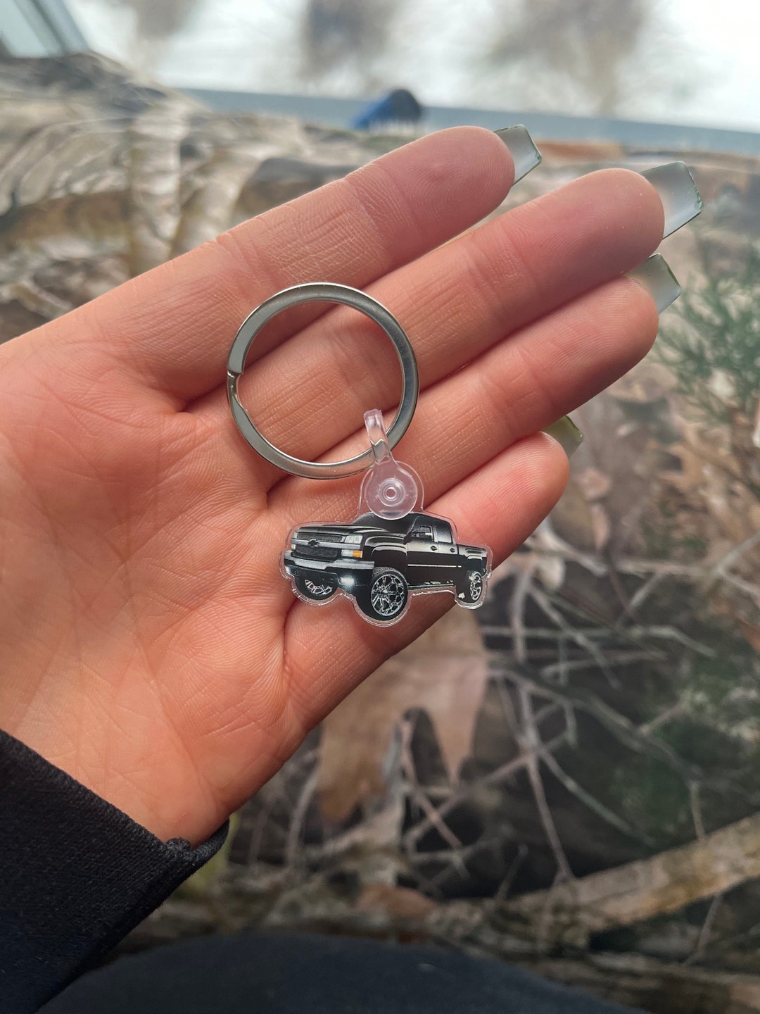 Acrylic Chevrolet Silverado Collab Keychain - Etsy