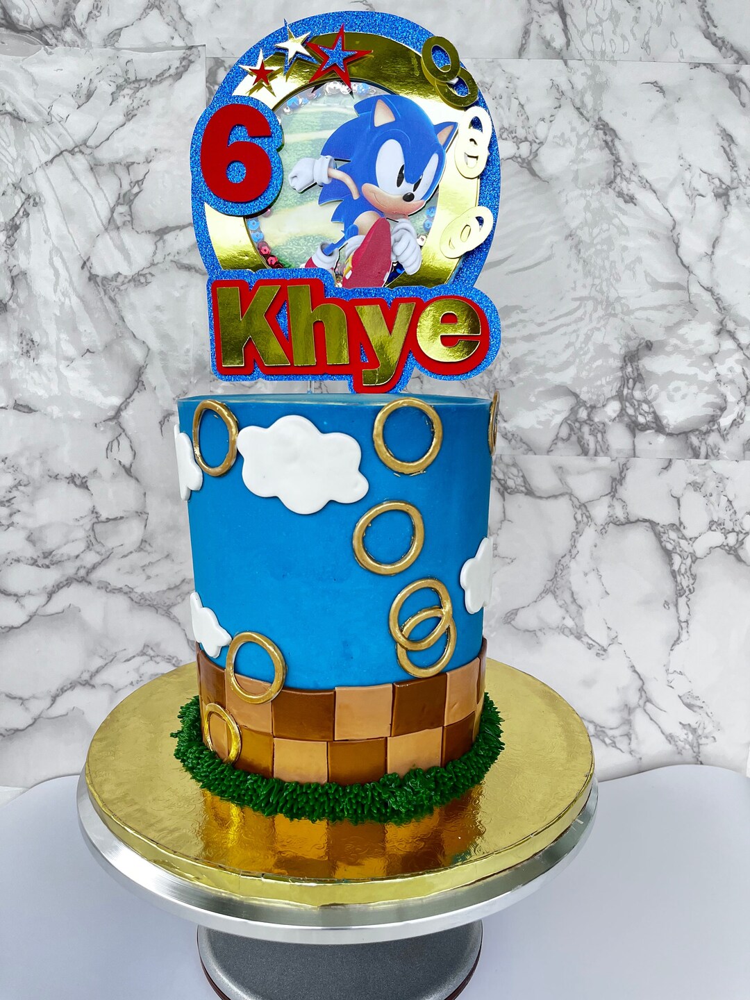 Sonic Shaker Cake Topper - Etsy