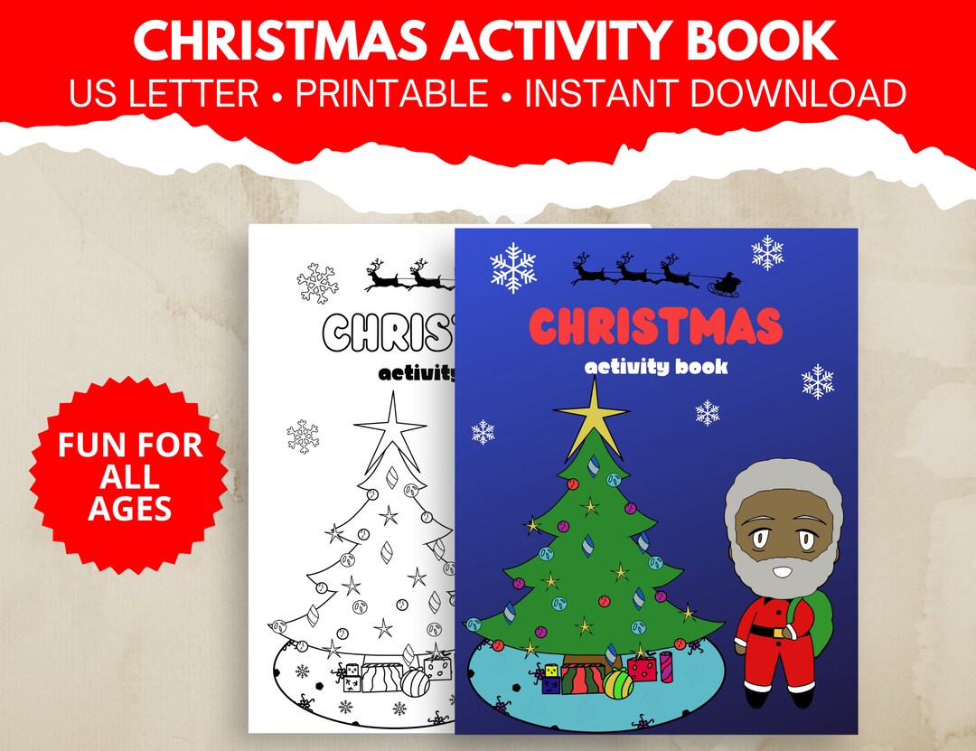 Christmas Coloring & Activity Book Printables for Teachers and ...