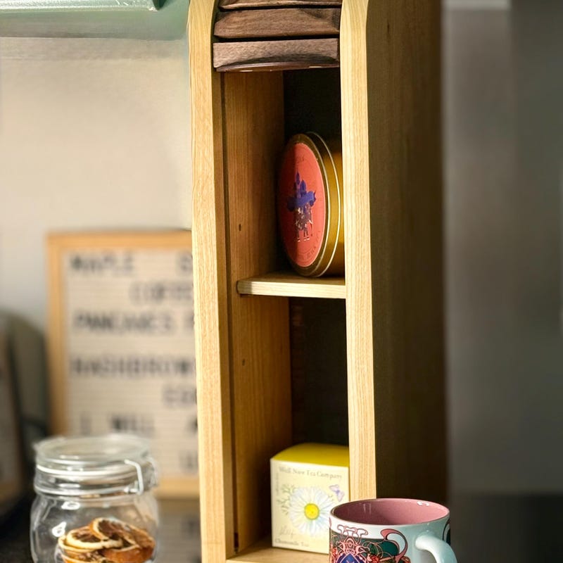 Walnut Tambour Cabinet - Etsy