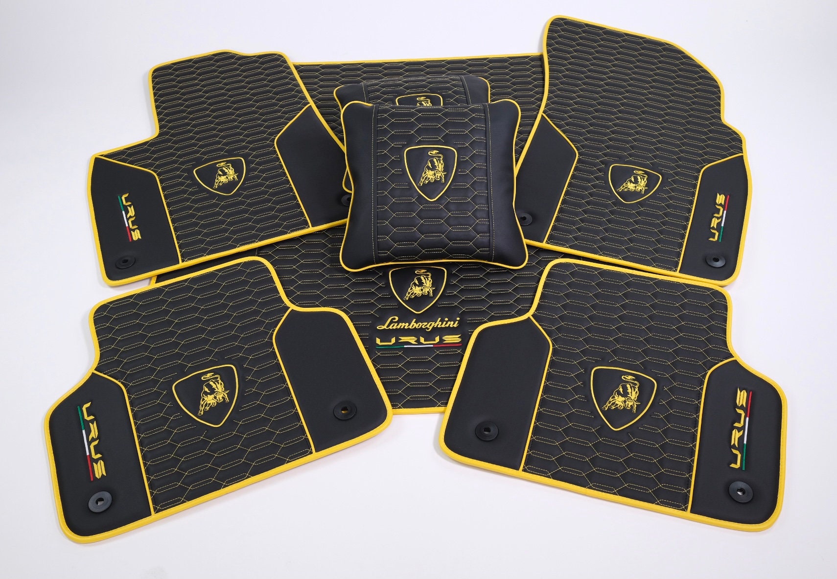 2018-2025 Lamborghini Urus Custom Floor Mats, Matching Trunk, and ...
