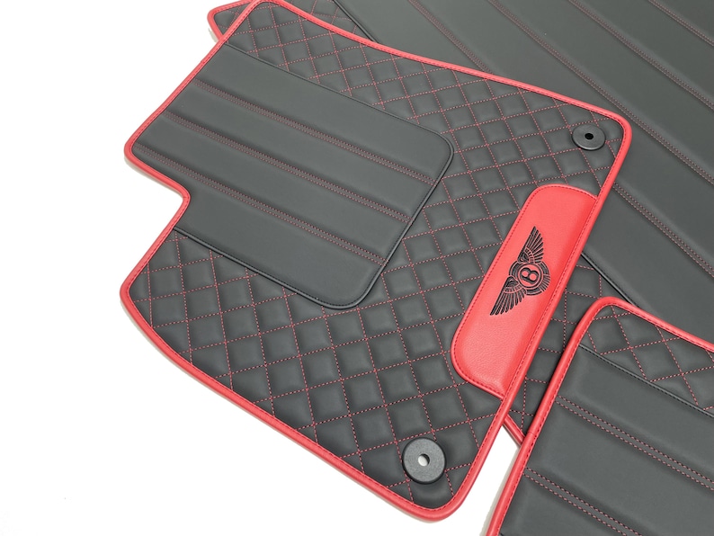 Bentley Bentayga Bespoke Floor Mats, Trunk No Pillows Black/hotspur - Etsy
