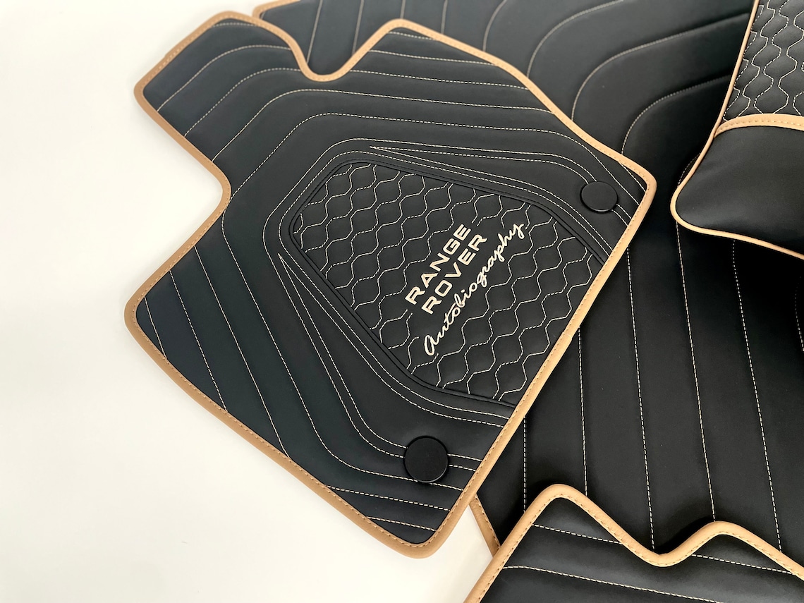 2022-2025 Range Rover Autobiography Bespoke Floor Mats Black/tan, Trunk ...