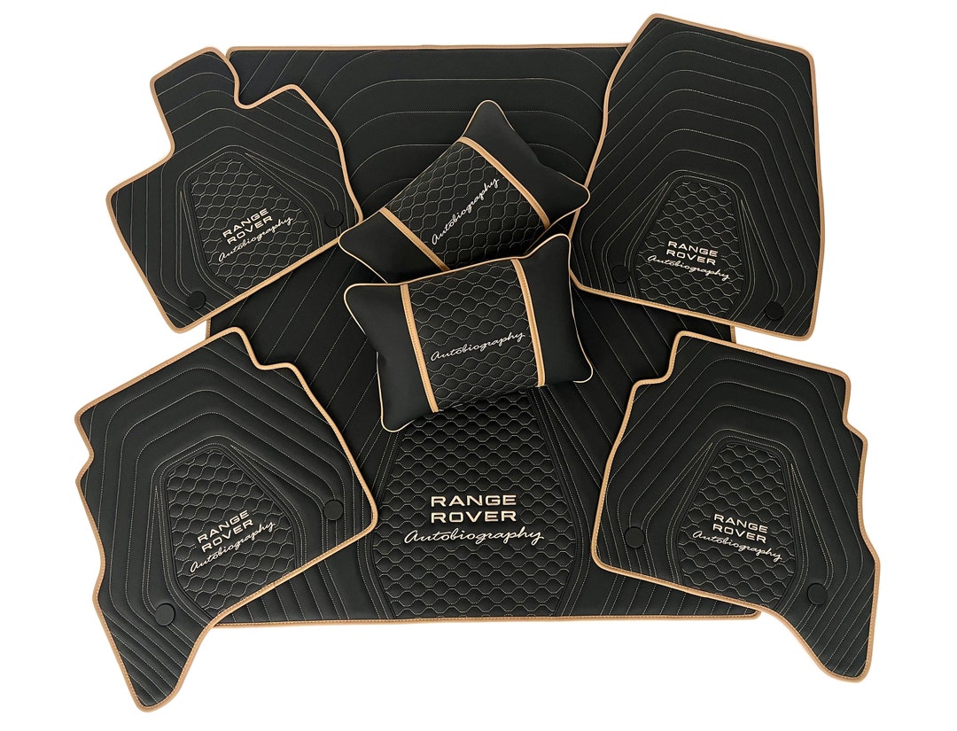 2022-2025 Range Rover Autobiography Bespoke Floor Mats Black/tan, Trunk ...