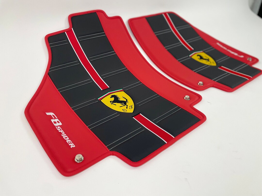 Ferrari F8 Spider Eco Leather Floor Mats - Etsy