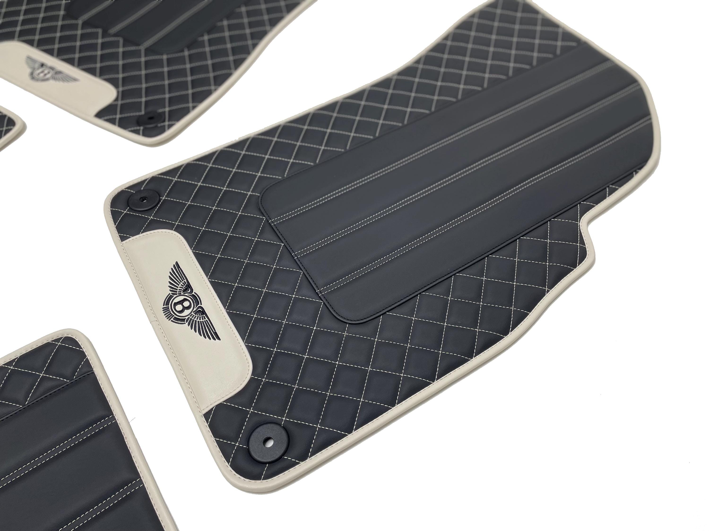 Bentley Bentayga Bespoke Floor Mats and Pillows Black/oatmeal - Etsy