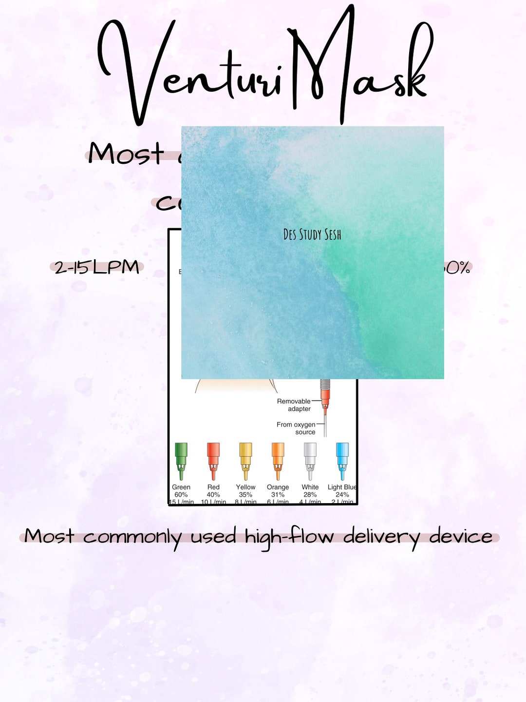Oxygen Delivery Systems Notes - Etsy