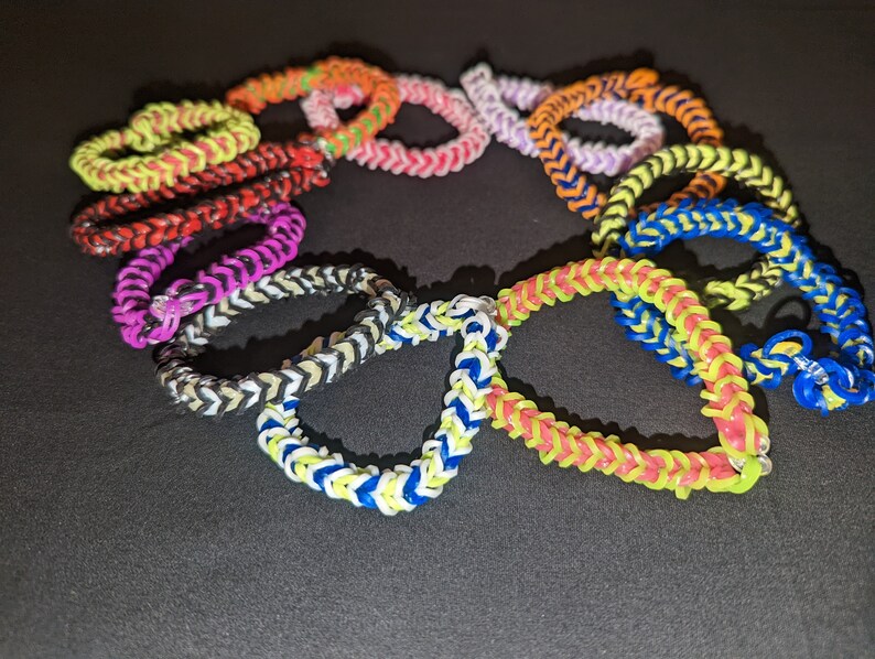 Spinlet Rainbow Loom Bracelets - Etsy