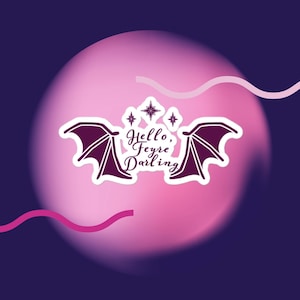 ACOTAR Hello Feyre Darling Rhysand Romance Fantasy Sticker - Etsy