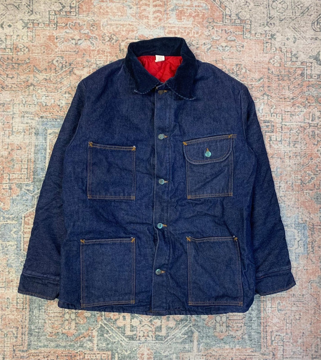 True Vintage 1960s Prison Inmate Denim Work Jacket Sz Lg - Etsy