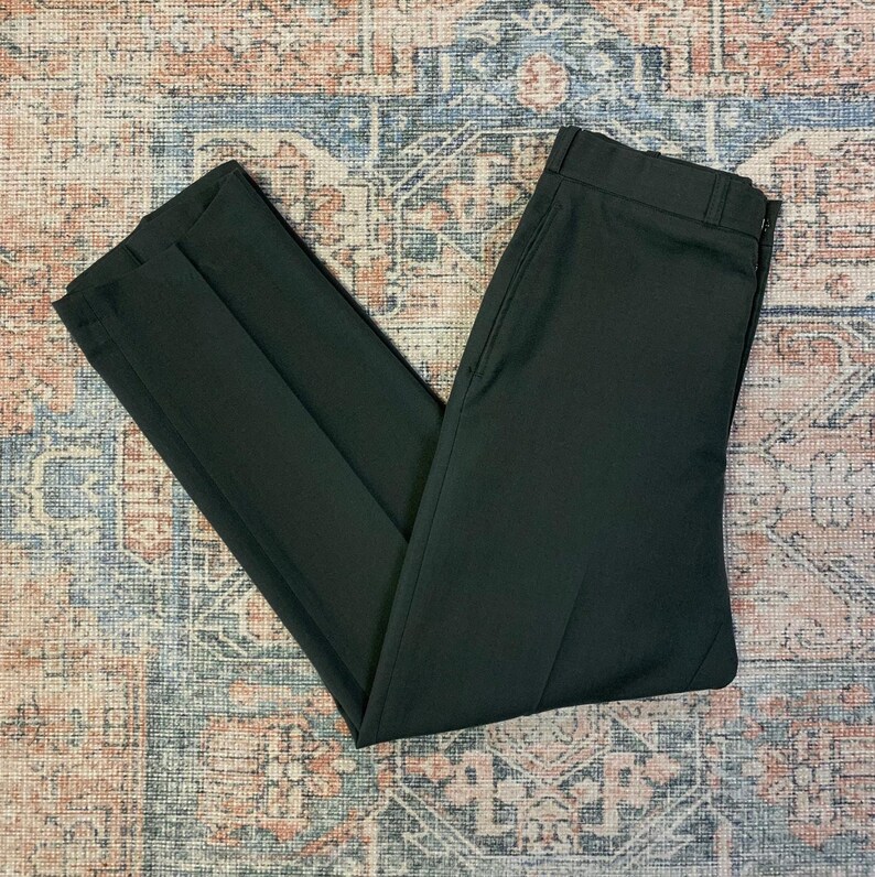 Vintage 80s Olive Green Military Slacks 28x30 - Etsy