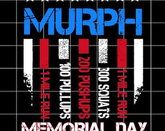 Memorial Day Murph Wod Workout Cross Fitness Fun T-shirt - Etsy