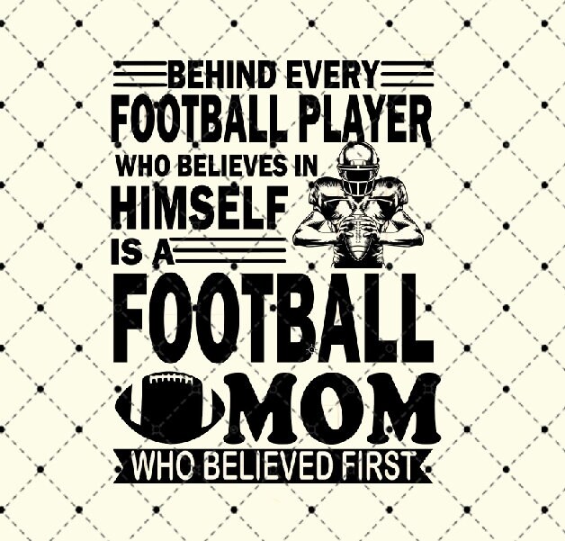 Football Mom Svg, Mom Svg, Football Player Svg, Football Svg, Mother ...