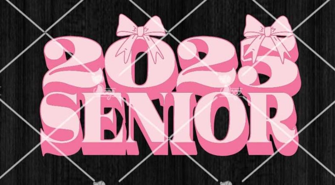 Seni0r 2025 Pink Girl Svg, Class OF 2025 Graduation Svg, 2025 Graduate ...