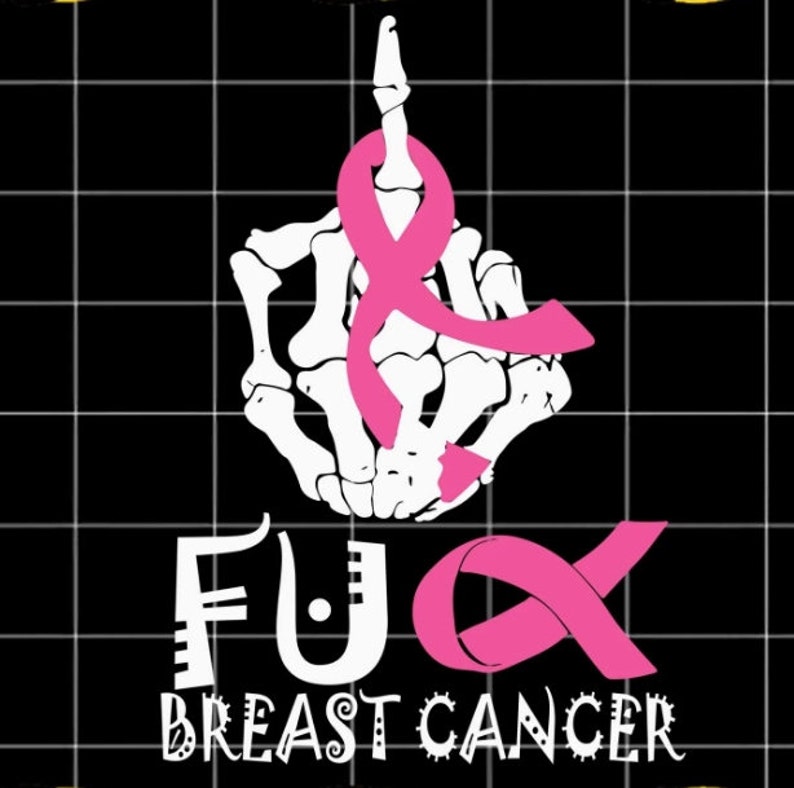 Skeleton Hand Fck Breast Cancer Svg, Skeleton Hand Svg, Skeleton Svg ...
