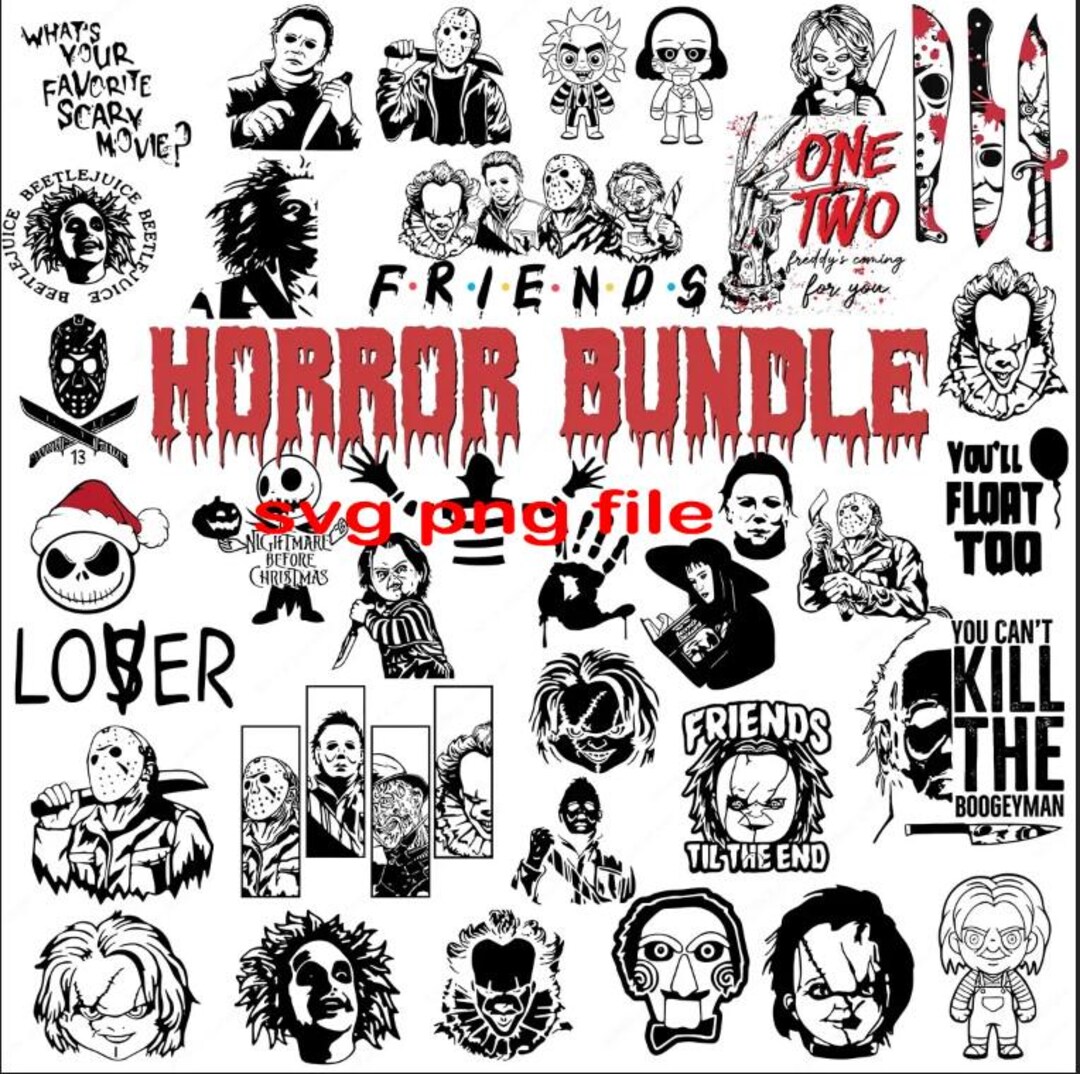 Horror SVG Bundle, Horror Characters SVG, Horror Movie Svg Bundle ...