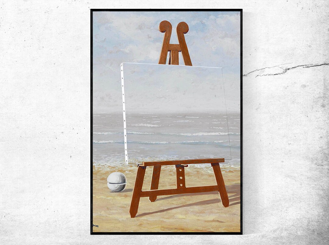 La Belle Captive-rene Magritte,home Office Decor,surrealist Art ...