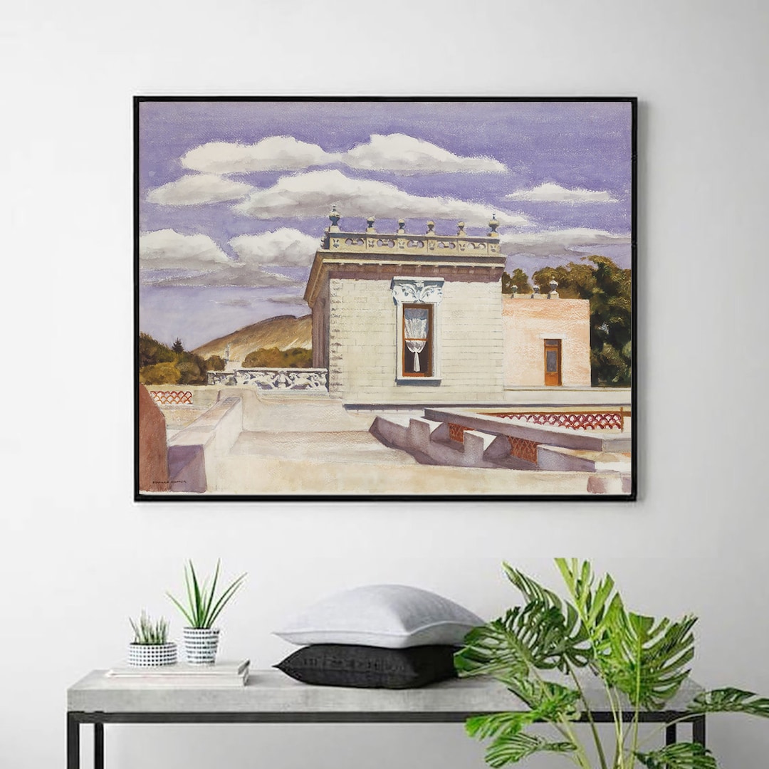 Saltillo Mansion-edward Hopper,office Decor,exhibition Poster,american ...