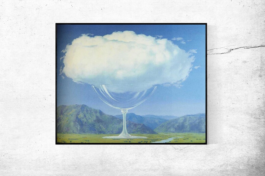 The Heartstrings -rene Magritte,home Office Decor,surrealist Art ...