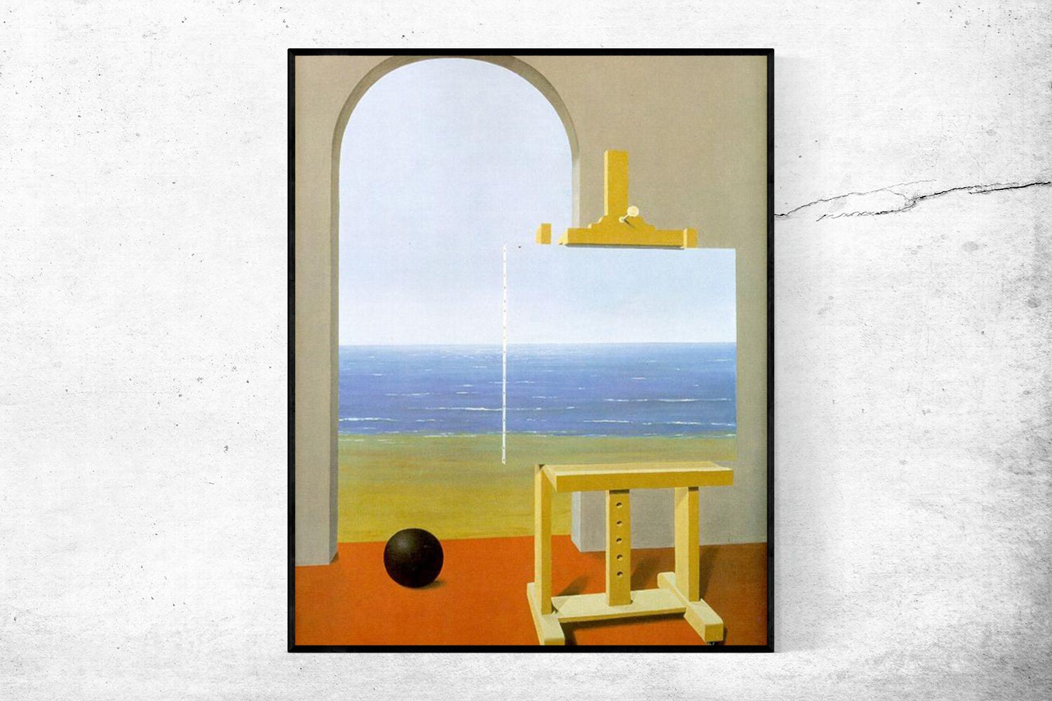 The Human Condition-rene Magritte,home Office Decor,surrealist Art ...