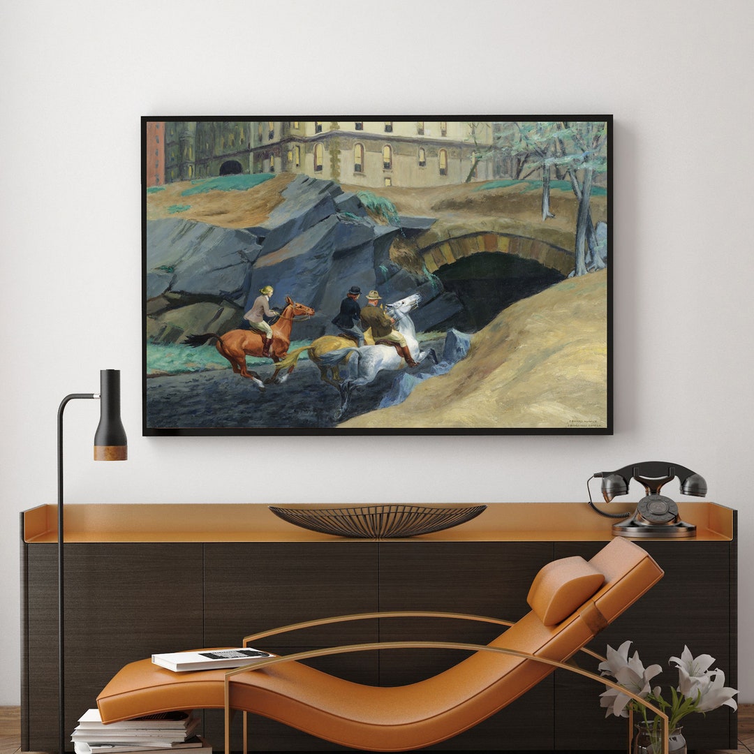 Bridle Path-edward Hopper,home Office Decor,exhibition Poster,american ...