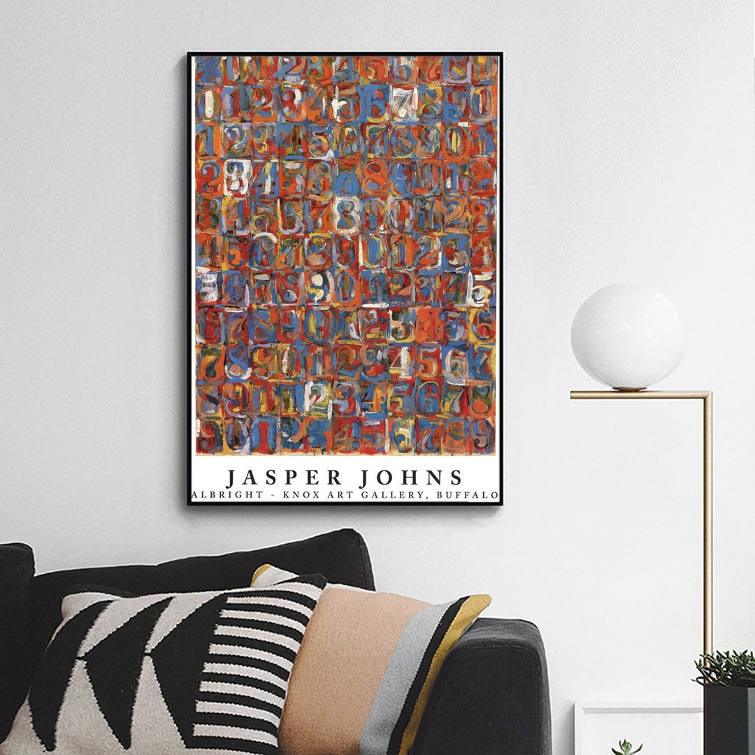 Jasper Johns,exhibition Poster Numbers in Color-exhibition Poster ,wall ...