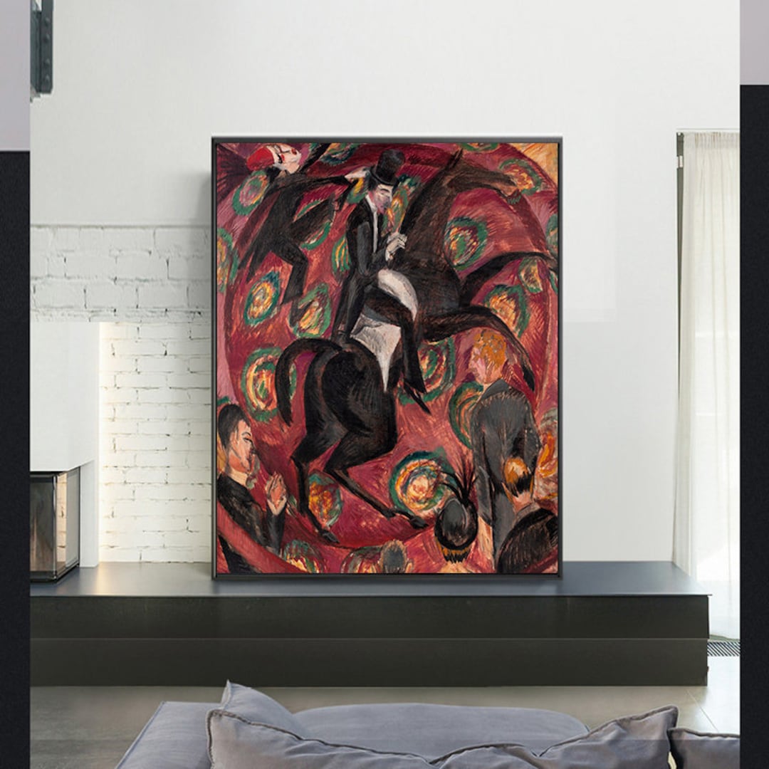 Circus Rider, Dancers ,reproduction of a Classic Painting,antique Art ...