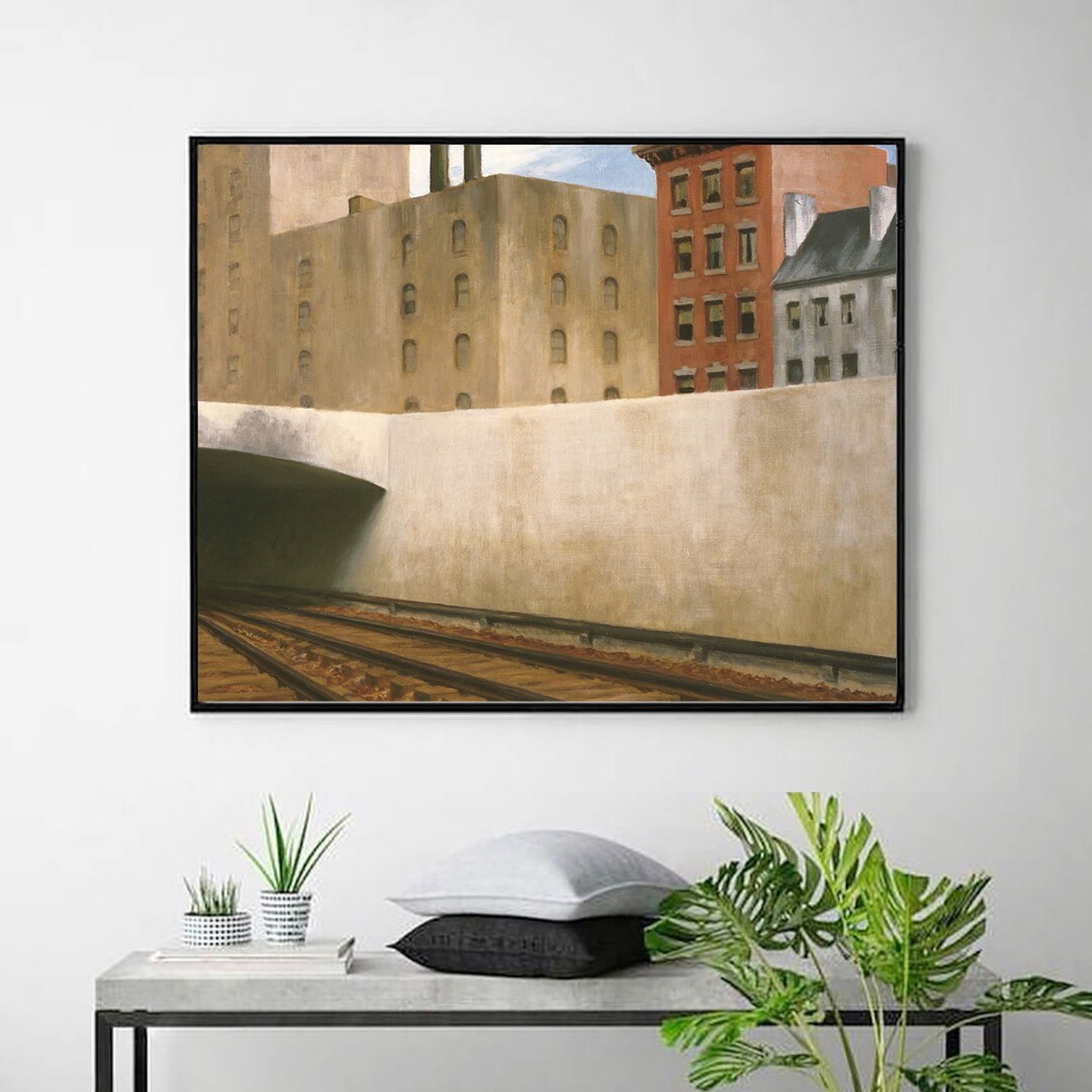 Approaching a City-edward Hopper,office Decor,exhibition Poster ...