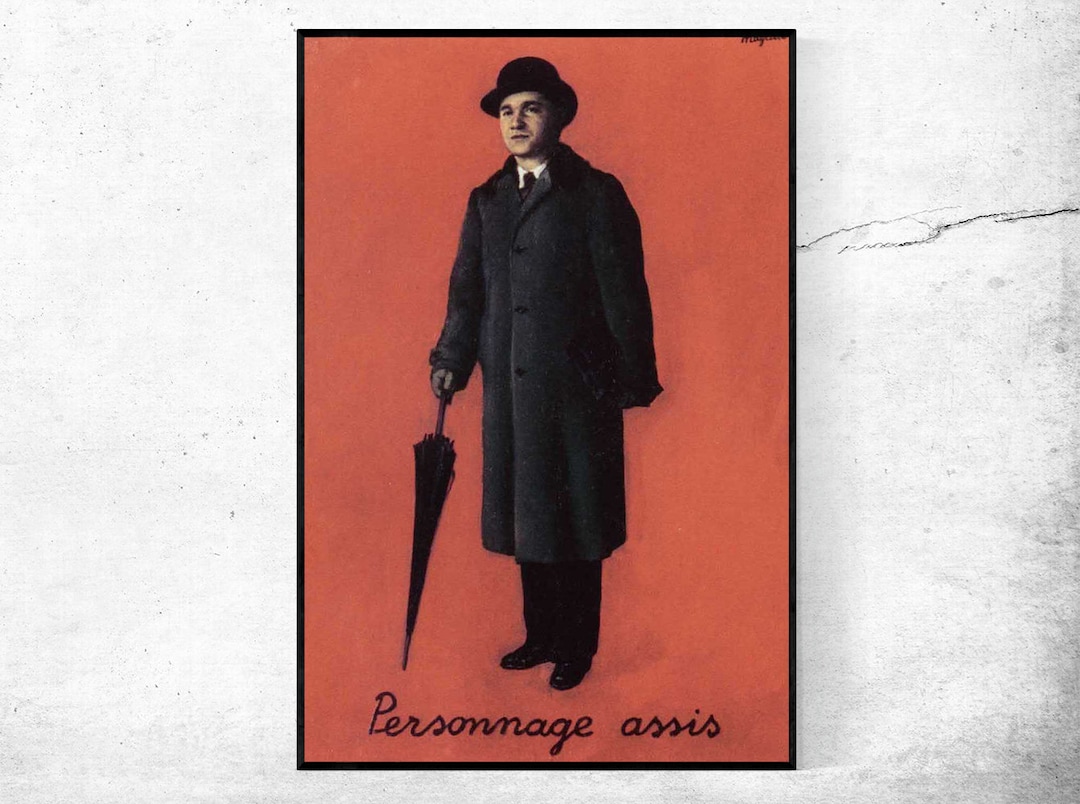 Le Bon Exemple-rene Magritte,home Office Decor,surrealist Art,abstract ...