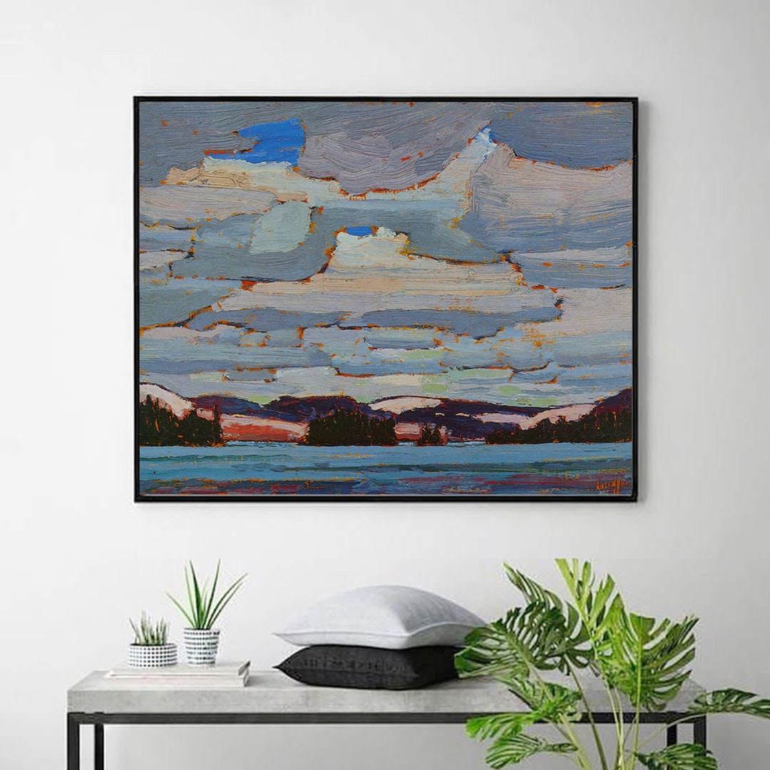 Spring, Canoe Lake-tom Thomson,home Office Wall Art Decor,canada ...
