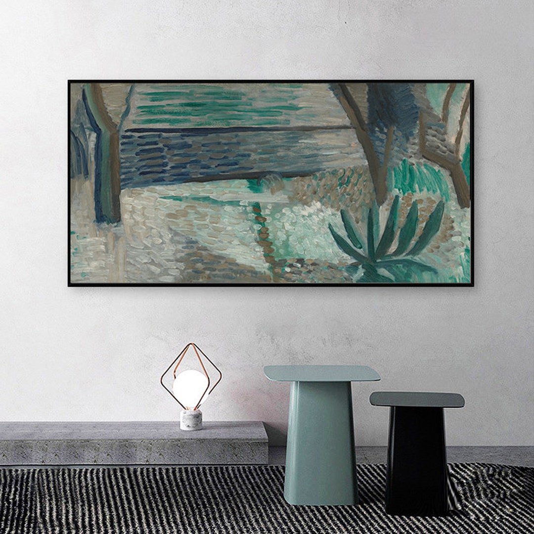 Sword Plant -stuart Davis,home Office Decor,modern Abstract Art ...