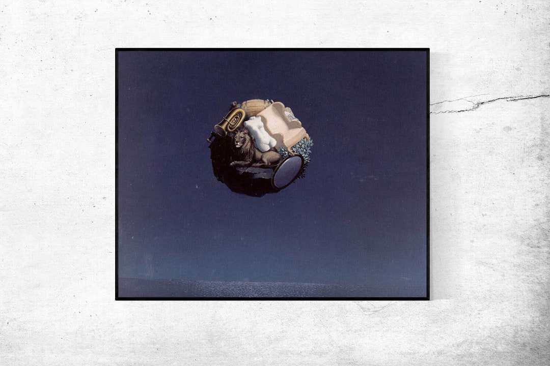 Le Voyageur-rene Magritte,home Office Decor,surrealist Art,abstract ...