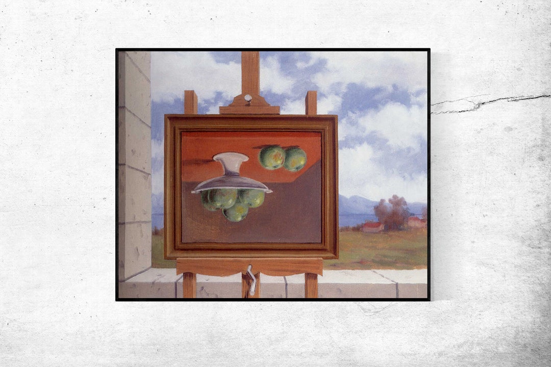 Alarm Clock-rene Magritte,home Office Decor,surrealist Art,abstract ...