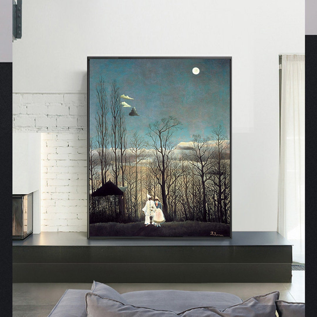 Henri Rousseau's Carnival Evening ,reproduction of a Classic Painting ...