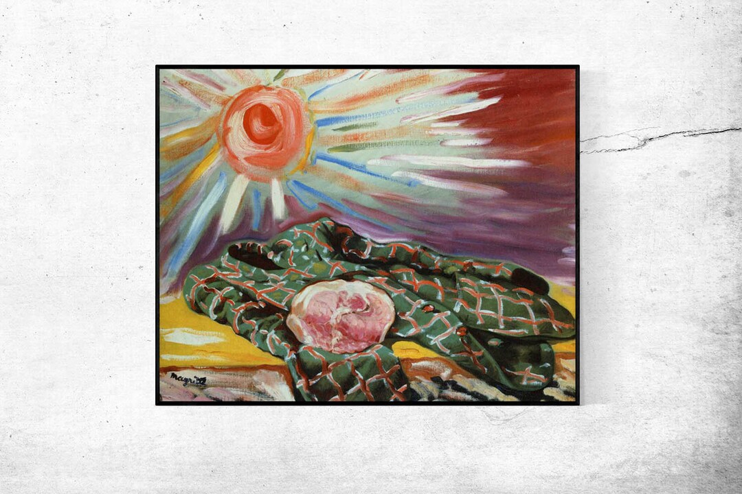 Le Mal De Mer -rene Magritte,home Office Decor,surrealist Art,abstract ...