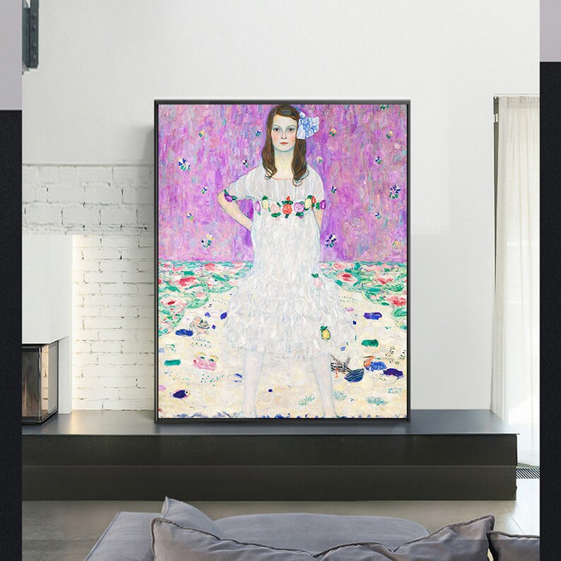 Gustav Klimt's Mada Primavesi,reproduction of a Classic Painting ...