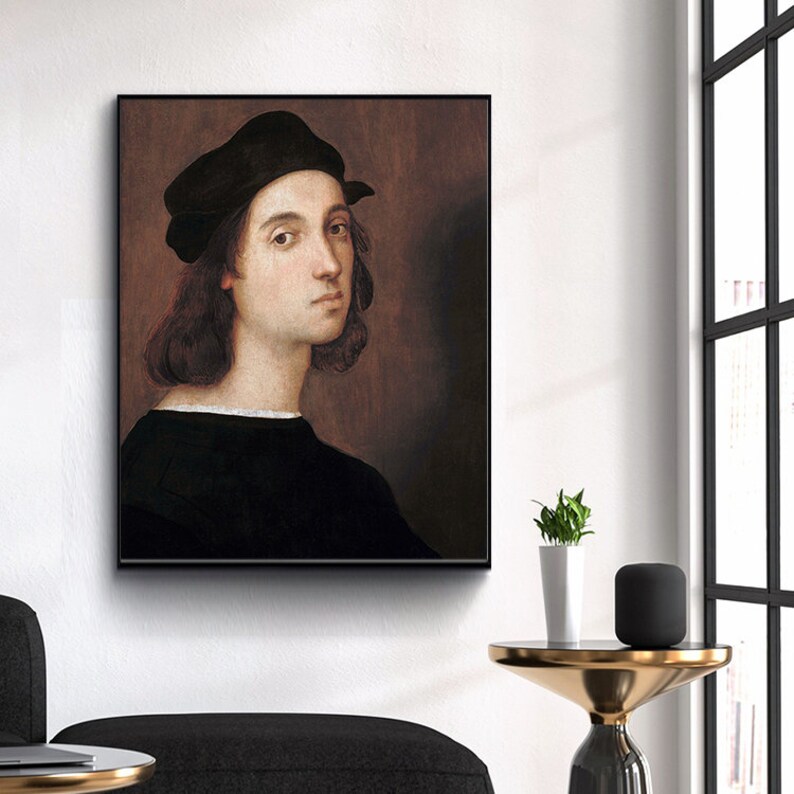 Raphael's Self-portrait,reproduction of a Classic Painting,antique Art ...
