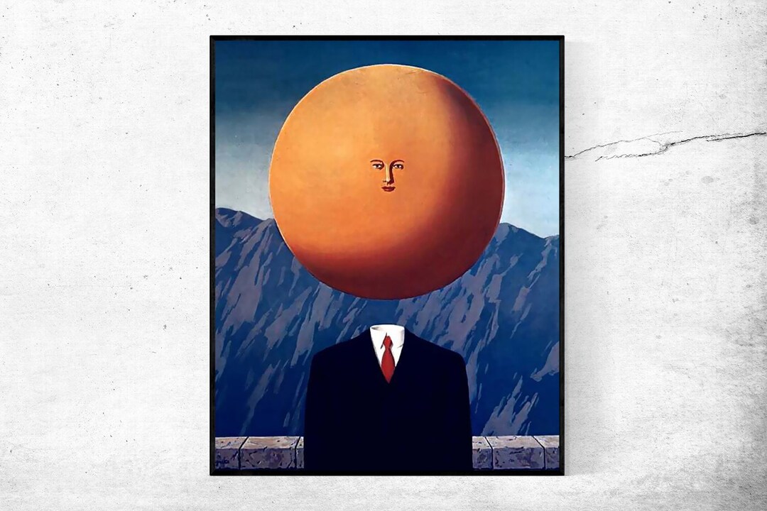 The Art of Living-rene Magritte,home Office Decor,surrealist Art ...