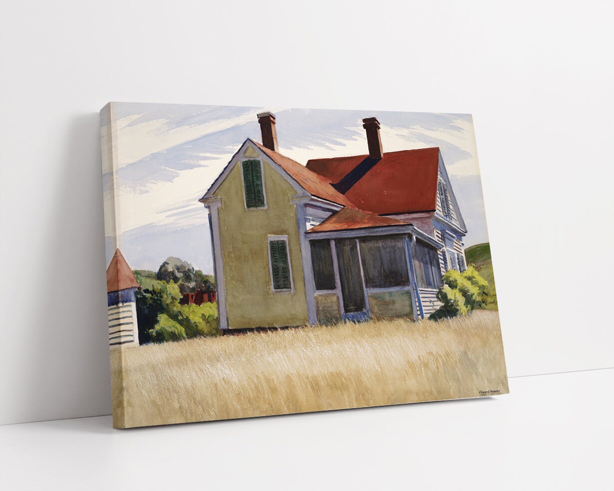 Marshall's House-edward Hopper,home Office Decor,exhibition Poster ...