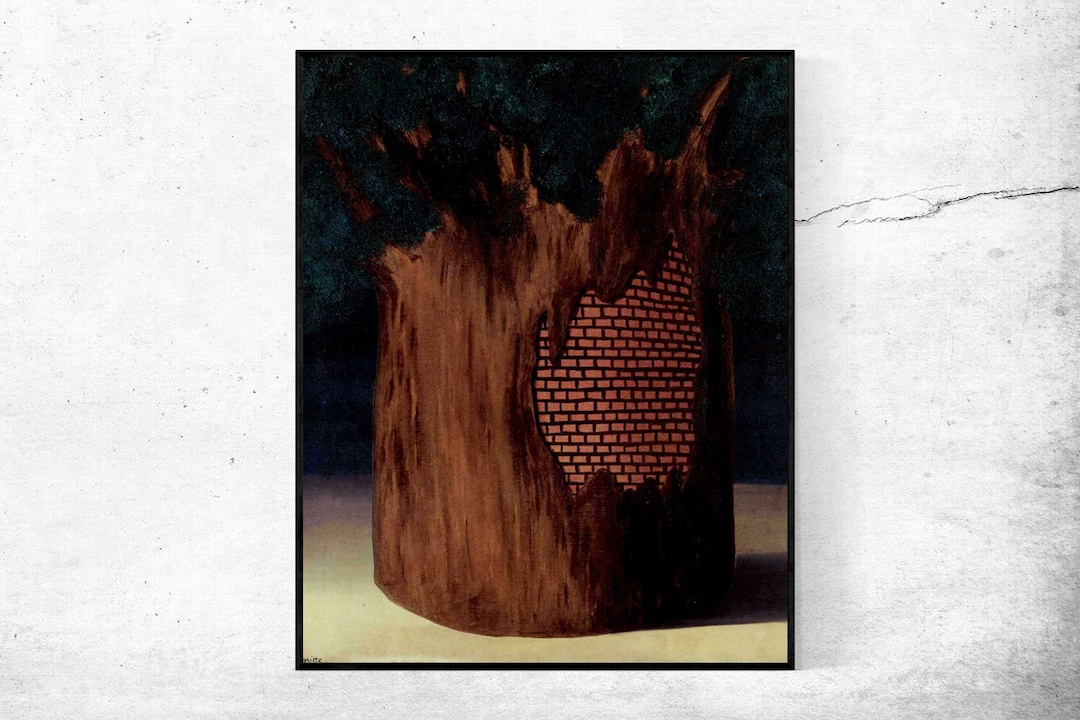 Threshold of Forest-rene Magritte,home Office Decor,surrealist Art ...