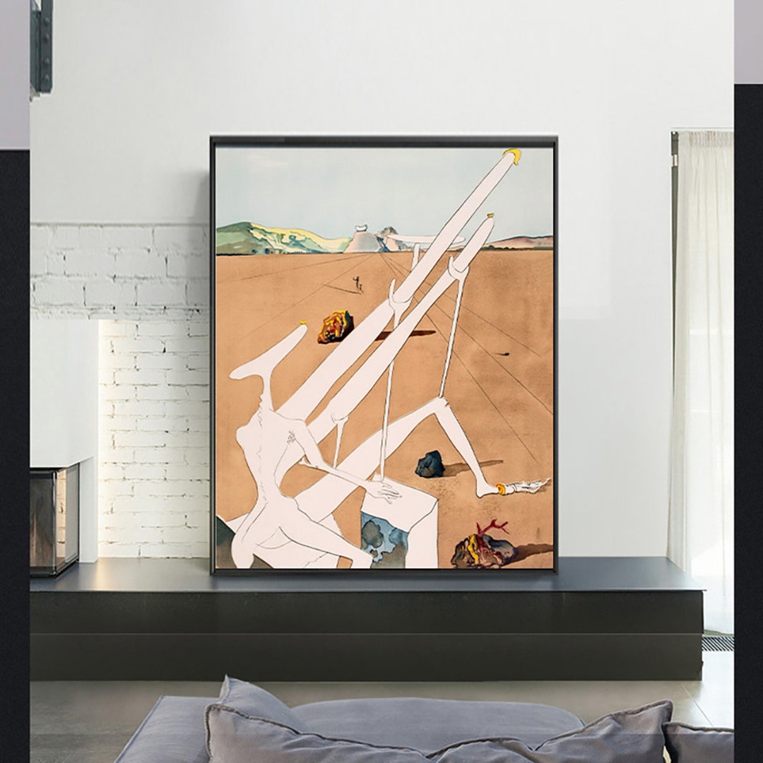 Equipped With a Holo-salvador Dali,home Office Decor,exhibition Poster ...