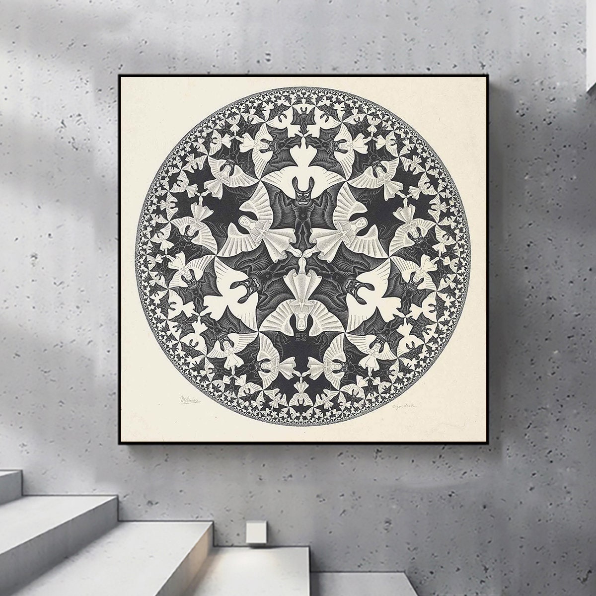 Circle Limit-maurits Cornelis Escher,home Office Decor,modern ...