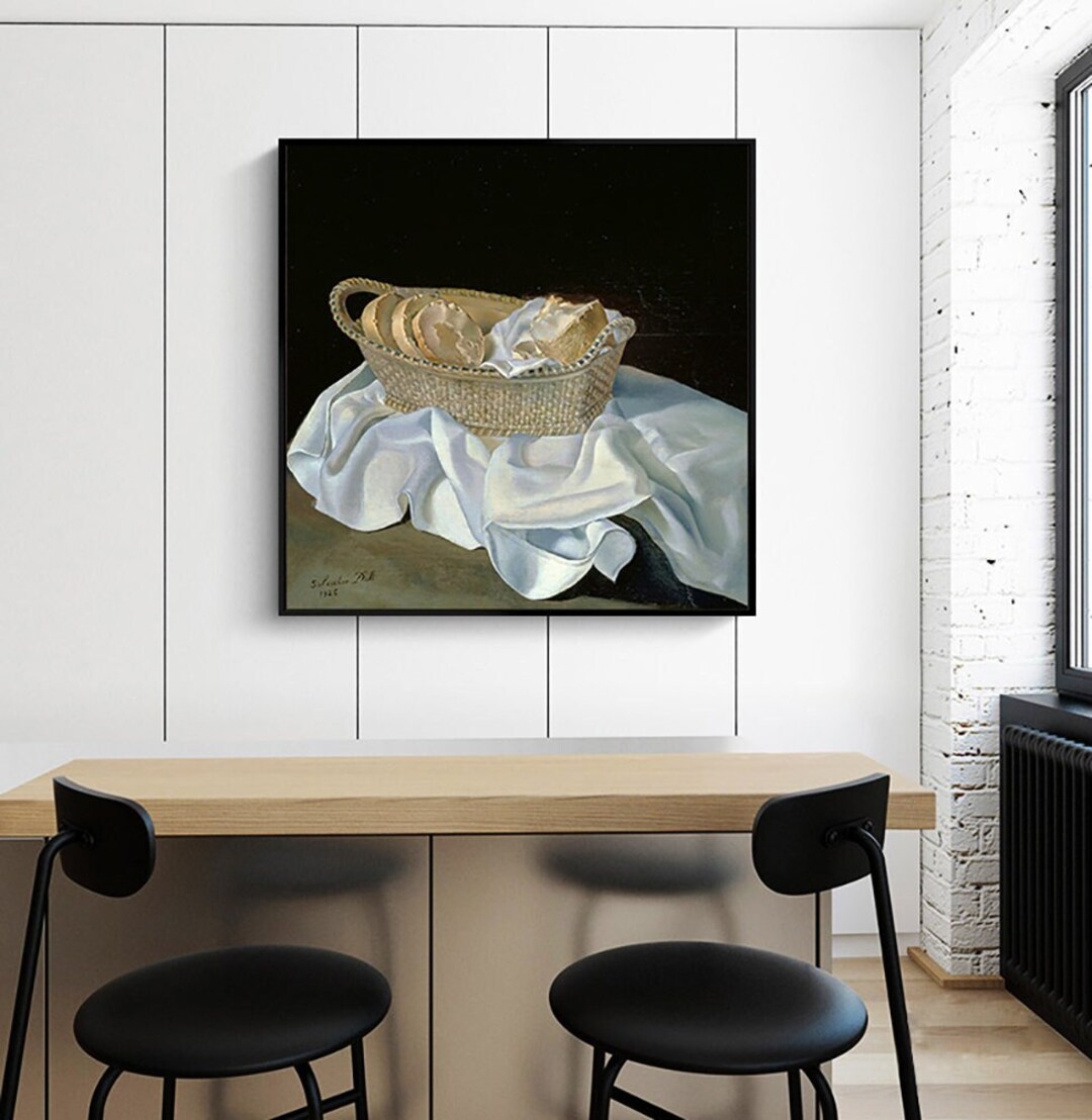 The Basket of Bread-salvador Dali,home Office Decor,exhibition Poster ...