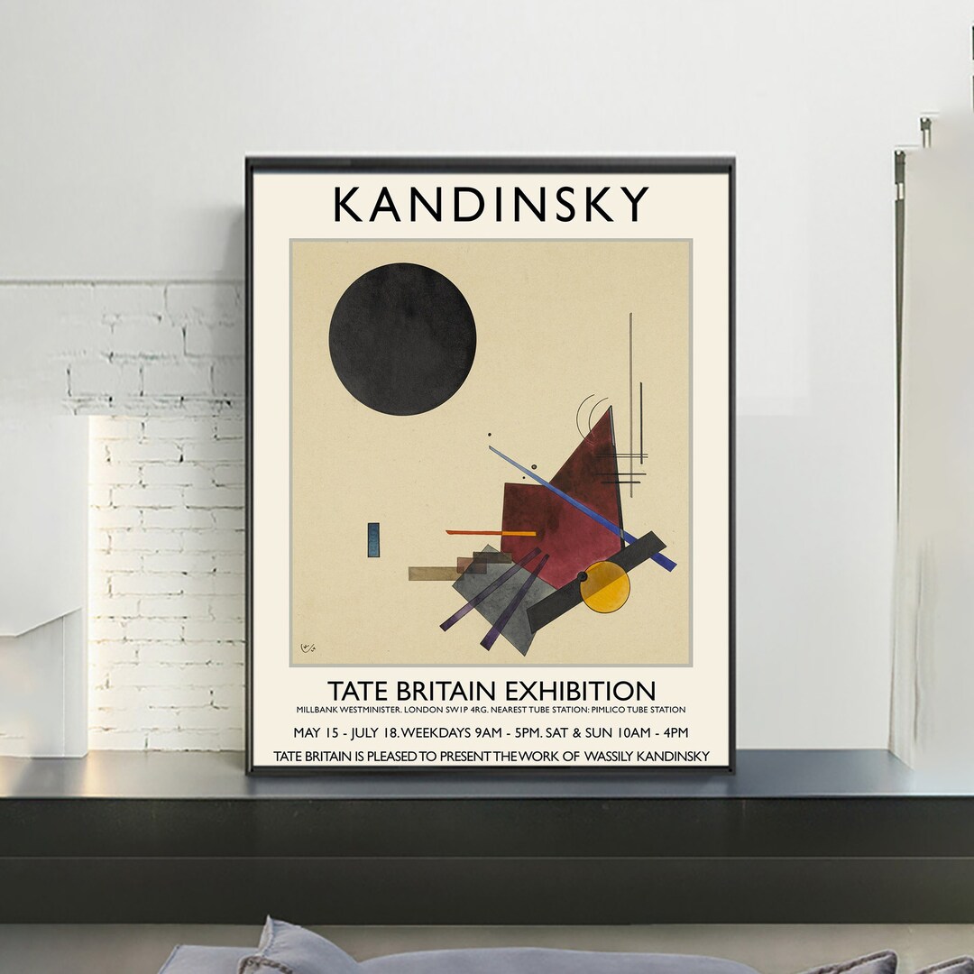 Wassily Kandinsky Exhibition Poster5,exhibition Poster ,wall Decor,home ...