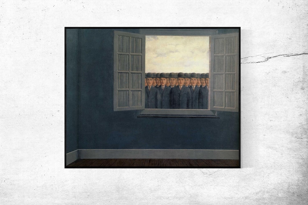 The Month of the Grape Harvest-rene Magritte,home Decor,surrealist Art ...