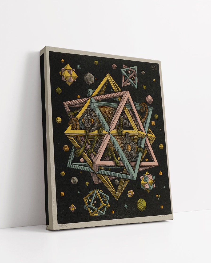 Stars maurits Cornelis Escher,home Office Decor,modern Relativity ...