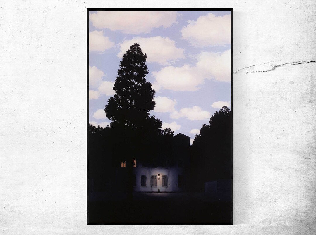 The Empire of Light-rene Magritte,home Office Decor,surrealist Art ...