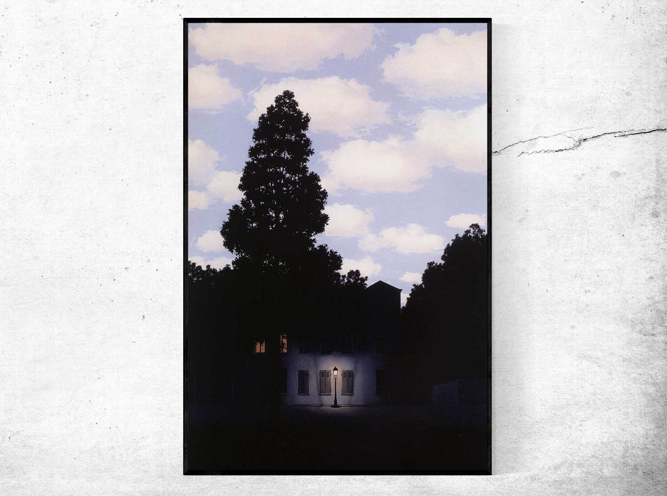 The Empire of Light-rene Magritte,home Office Decor,surrealist Art ...