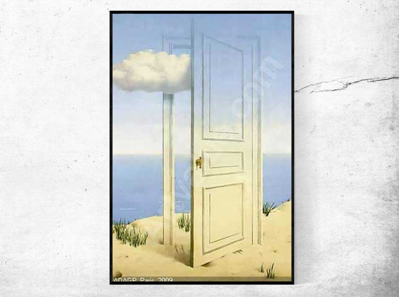 La Victoire-rene Magritte,home Office Decor,surrealist Art,abstract ...