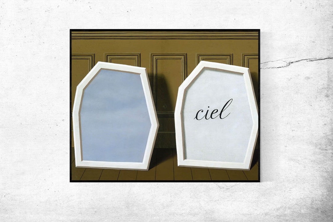 Palace of Curtains Iii-rene Magritte,home Office Decor,surrealist Art ...